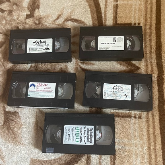 Media | Vhs Movies Bundle Of 5 | Poshmark